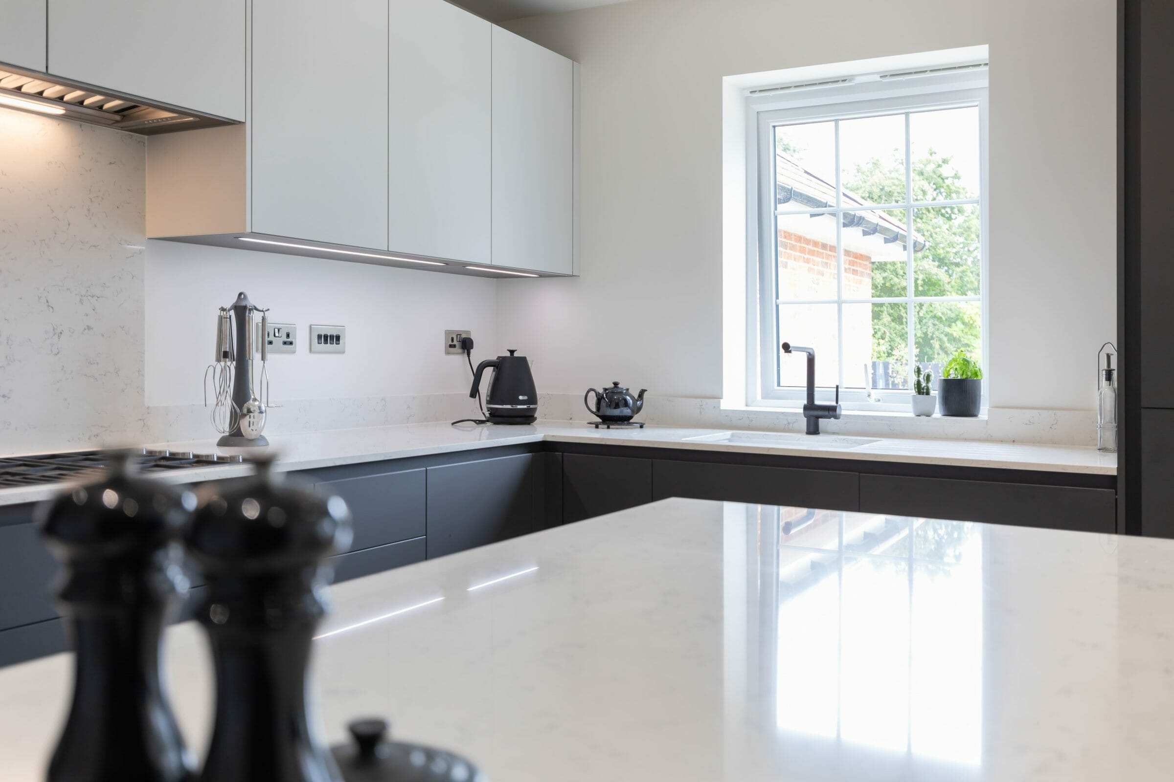 Pronorm Y-Line Stratus Grey And Light Grey Kitchen | Adel, Leeds ...